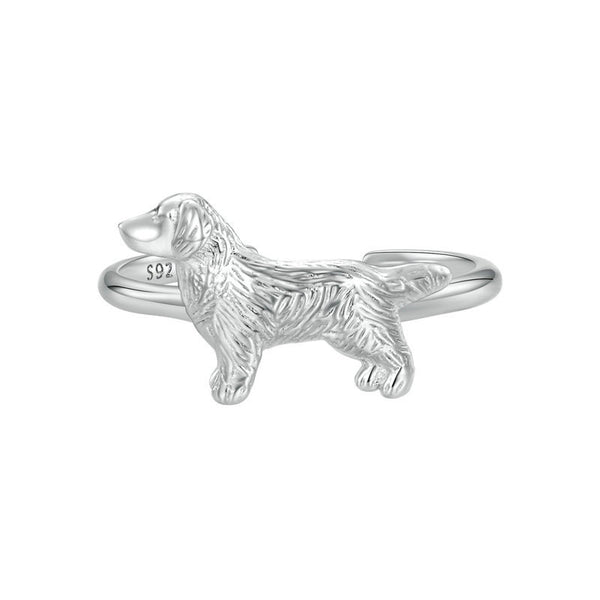 Cute Golden Retriever Ring – Perimade & Co.