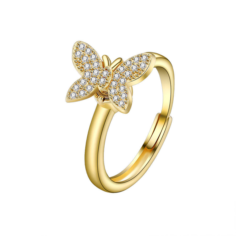 Butterfly Anxiety Fidget Spinner Ring – Perimade & Co.